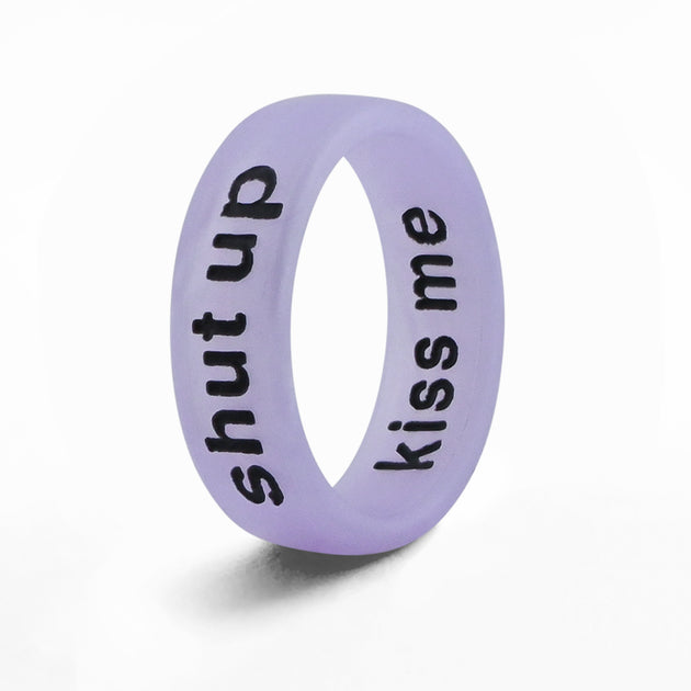 Flip Reversible shut up / kiss me Ring – FlipRings